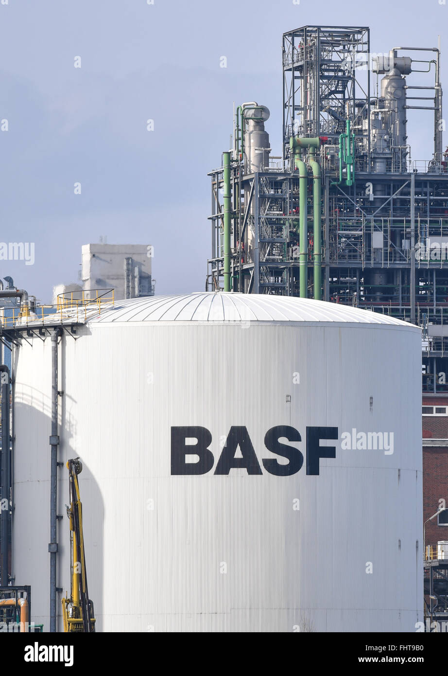 Ludwigshafen, Germany. 26th Feb, 2016. The logo of BASF is seen on a ...