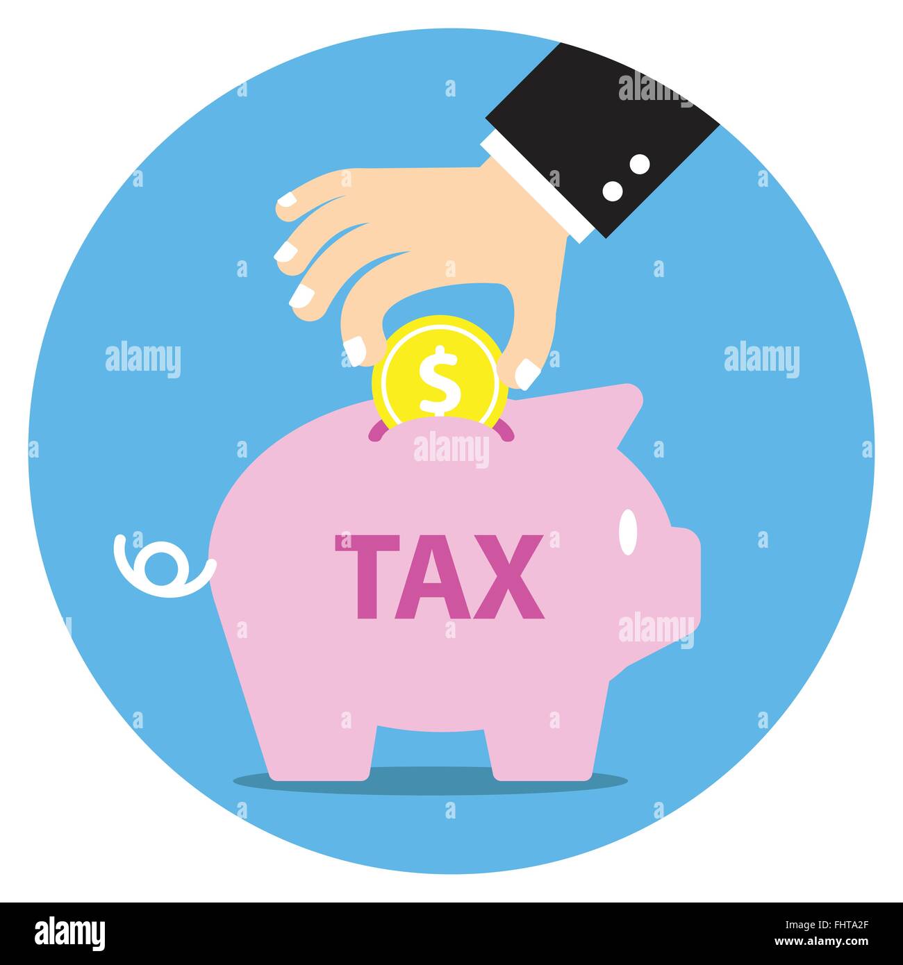 Tax collecting Stock Vector Images - Alamy