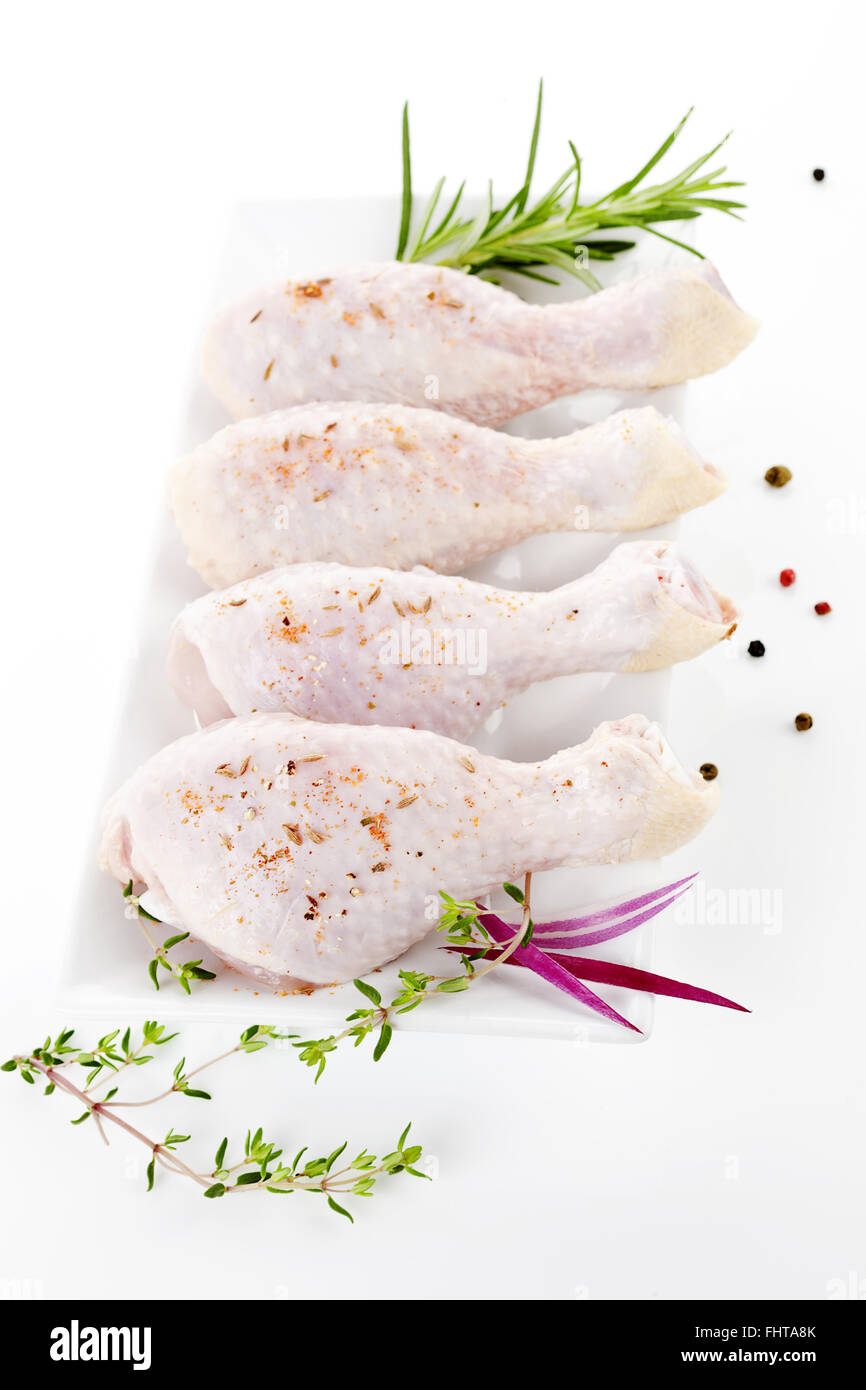 Chicken thighs legs spice hi-res stock photography and images - Alamy