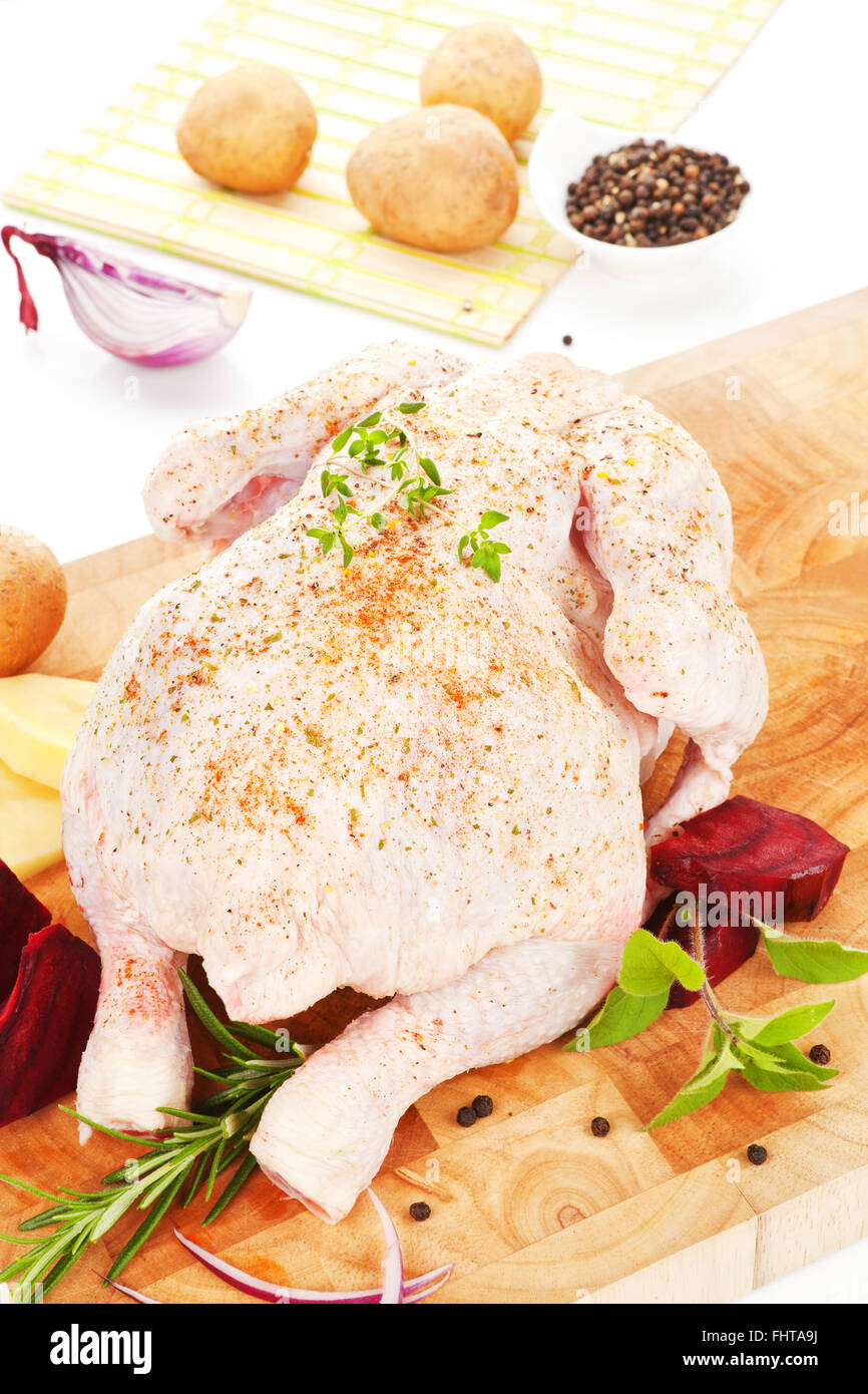 Delicious chicken background Stock Photo - Alamy