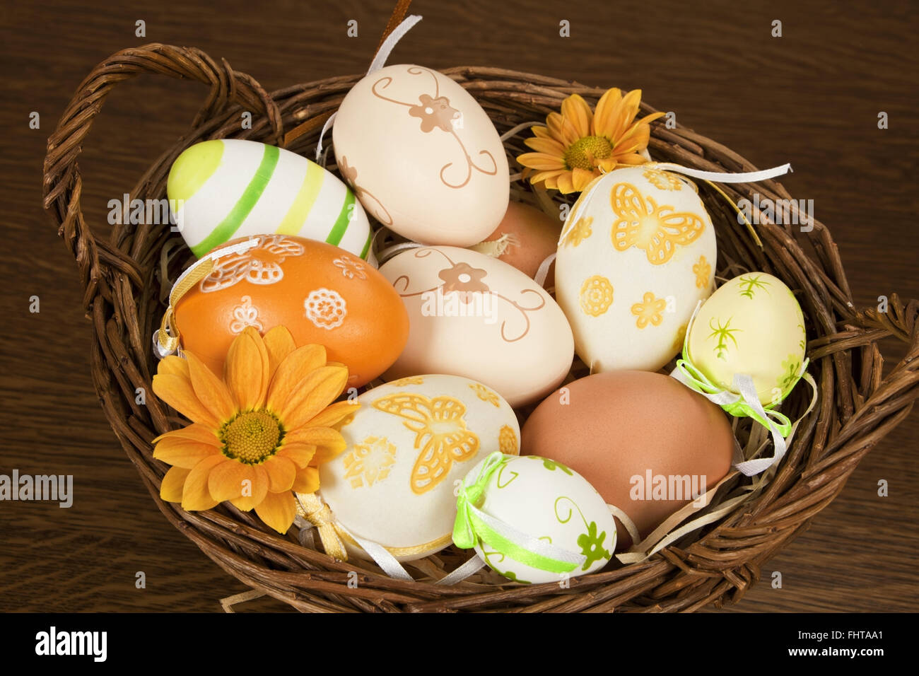 Natural easter egg variation Stock Photo - Alamy