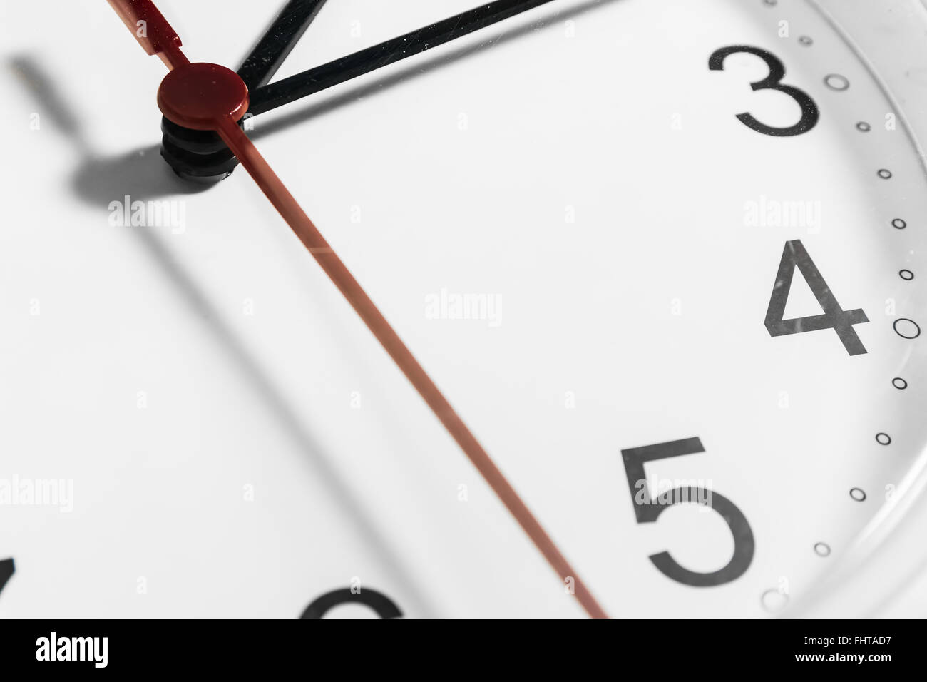 Closeup of hands on clock face.sensitive focus Stock Photo - Alamy