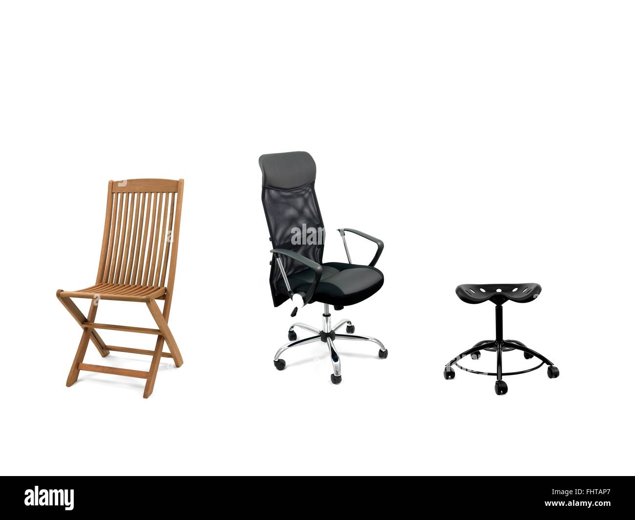 Chair isolated against a white background Stock Photo - Alamy