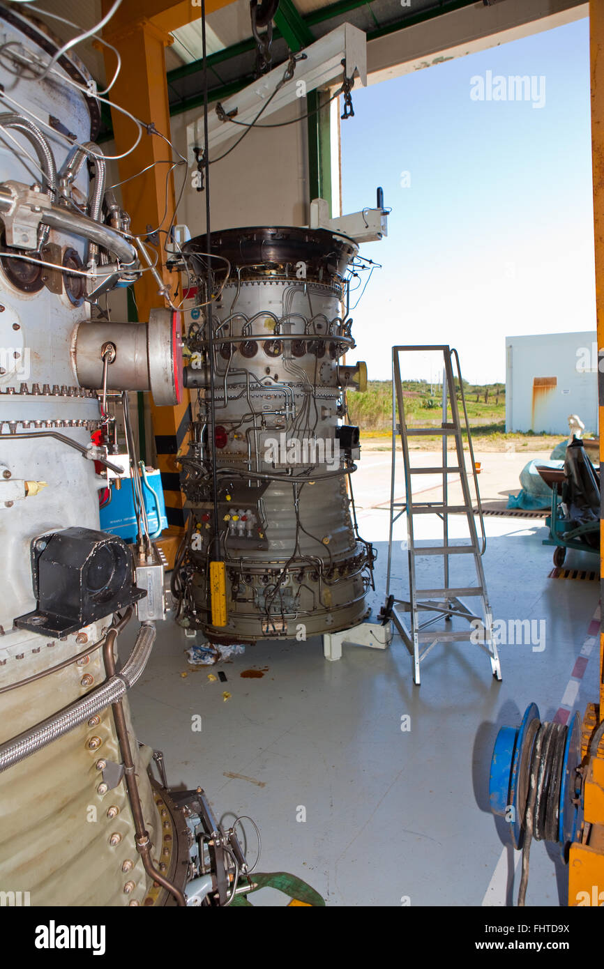 Gas generator maintenance in workshop Stock Photo - Alamy