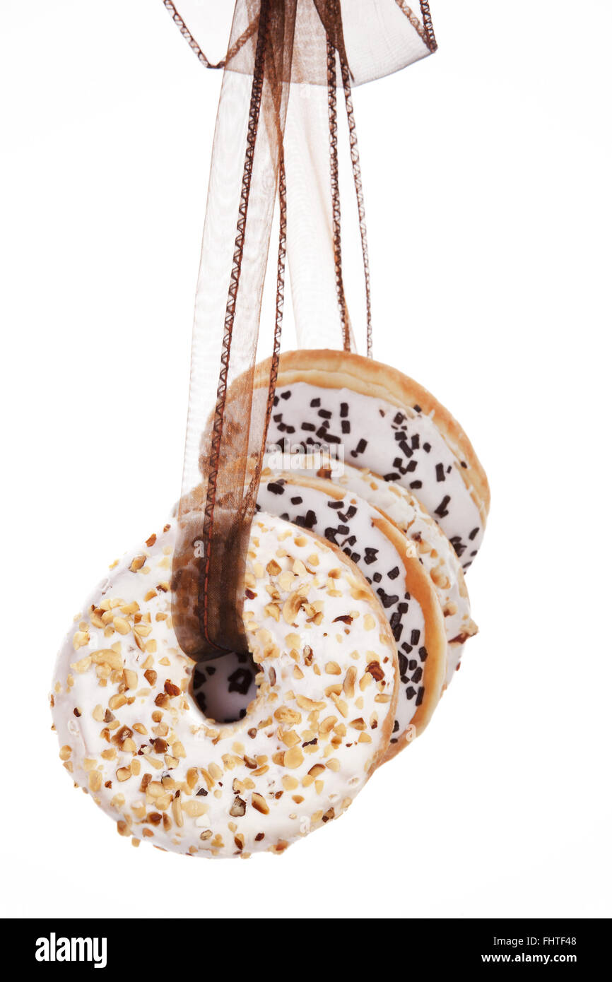 Hanging donuts hi-res stock photography and images - Alamy