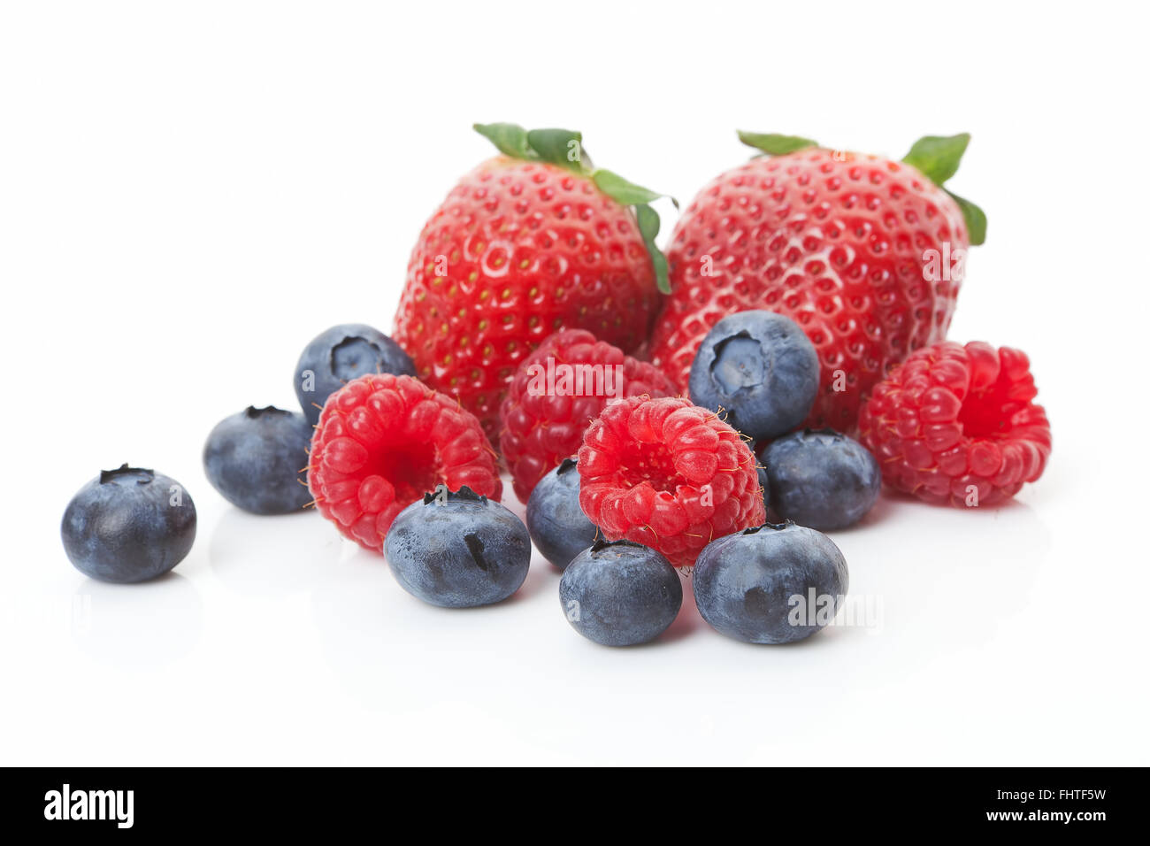 Berries isolated on white background Stock Photo - Alamy