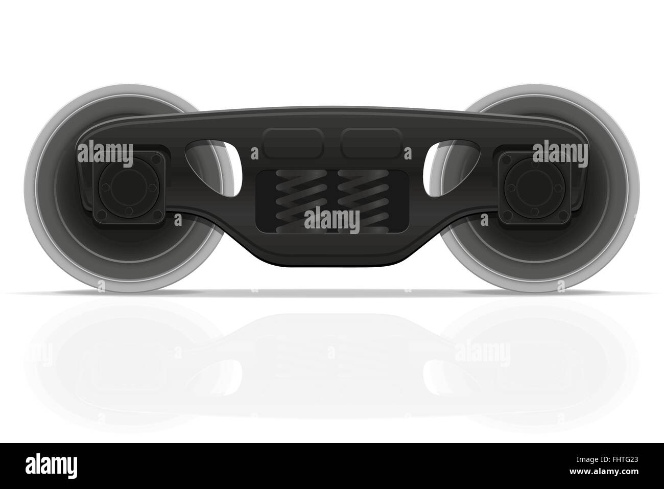 railway wheelset to train vector illustration isolated on white ...