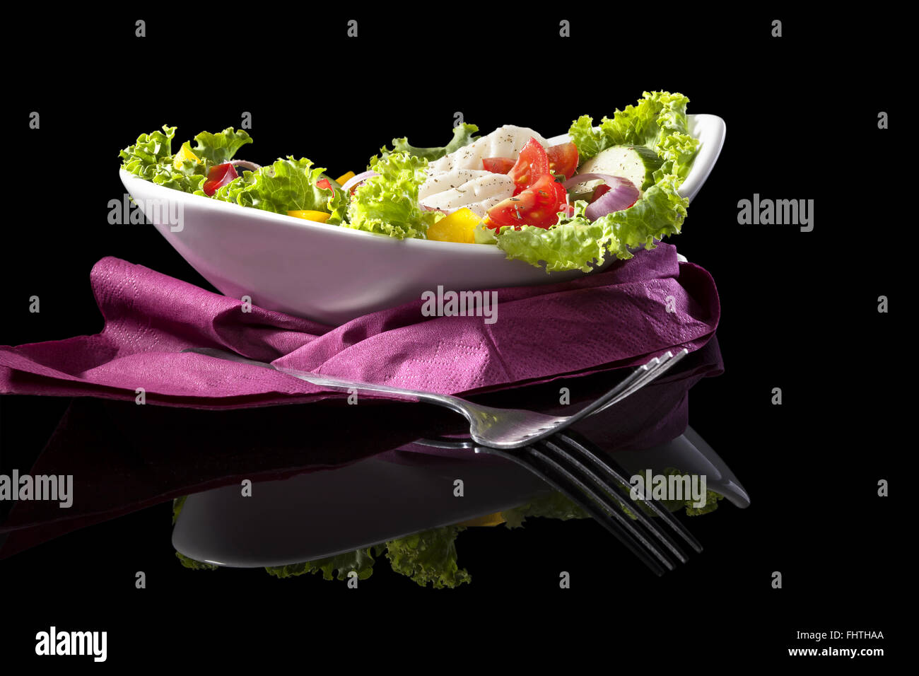 Luxurious vegetable salad Stock Photo - Alamy