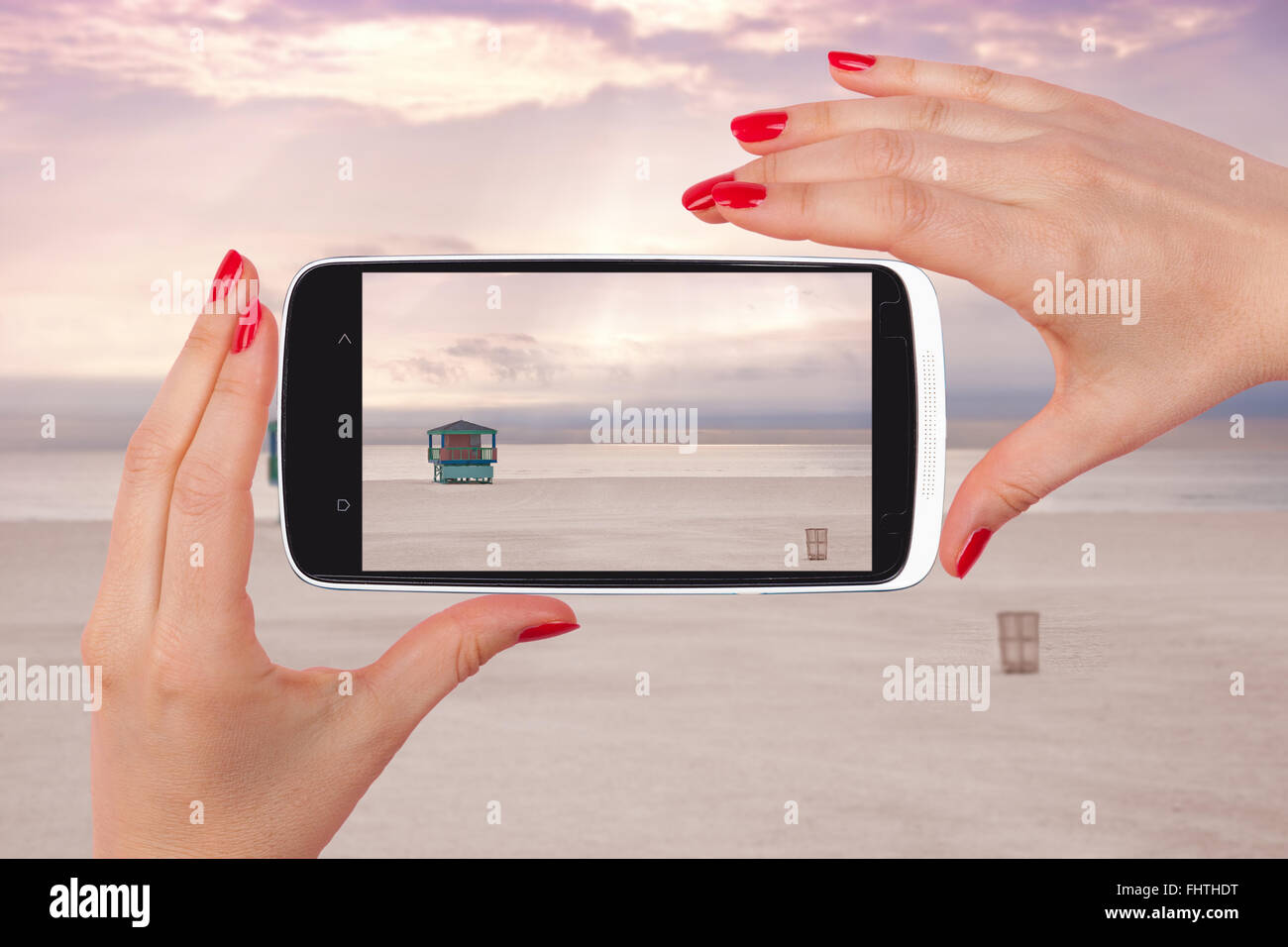 Photo snapshot summer beach hi-res stock photography and images - Alamy