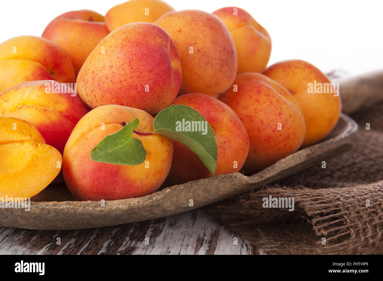 Delicious apricot background Stock Photo - Alamy