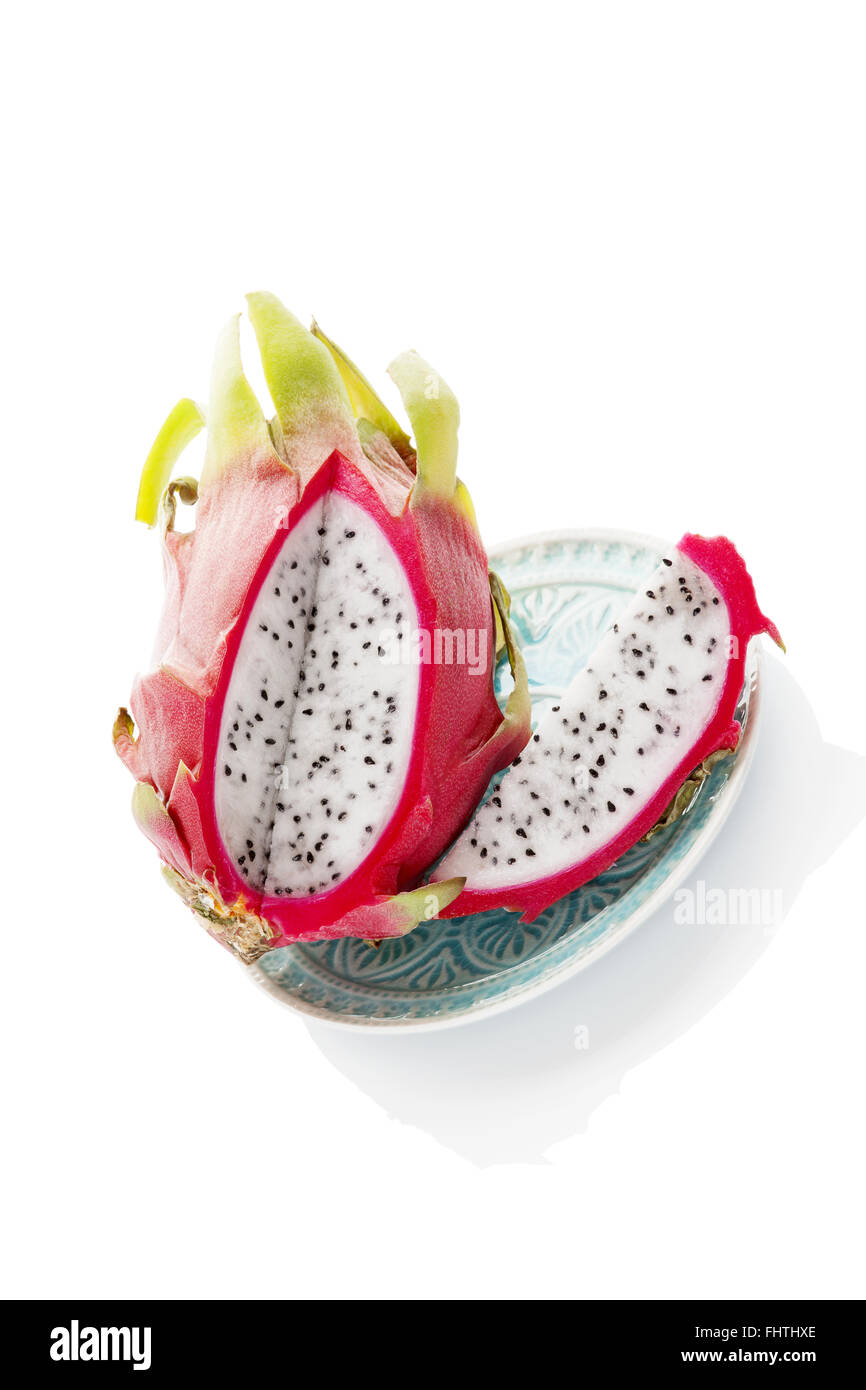 Inside of dragon fruit Cut Out Stock Images & Pictures - Alamy
