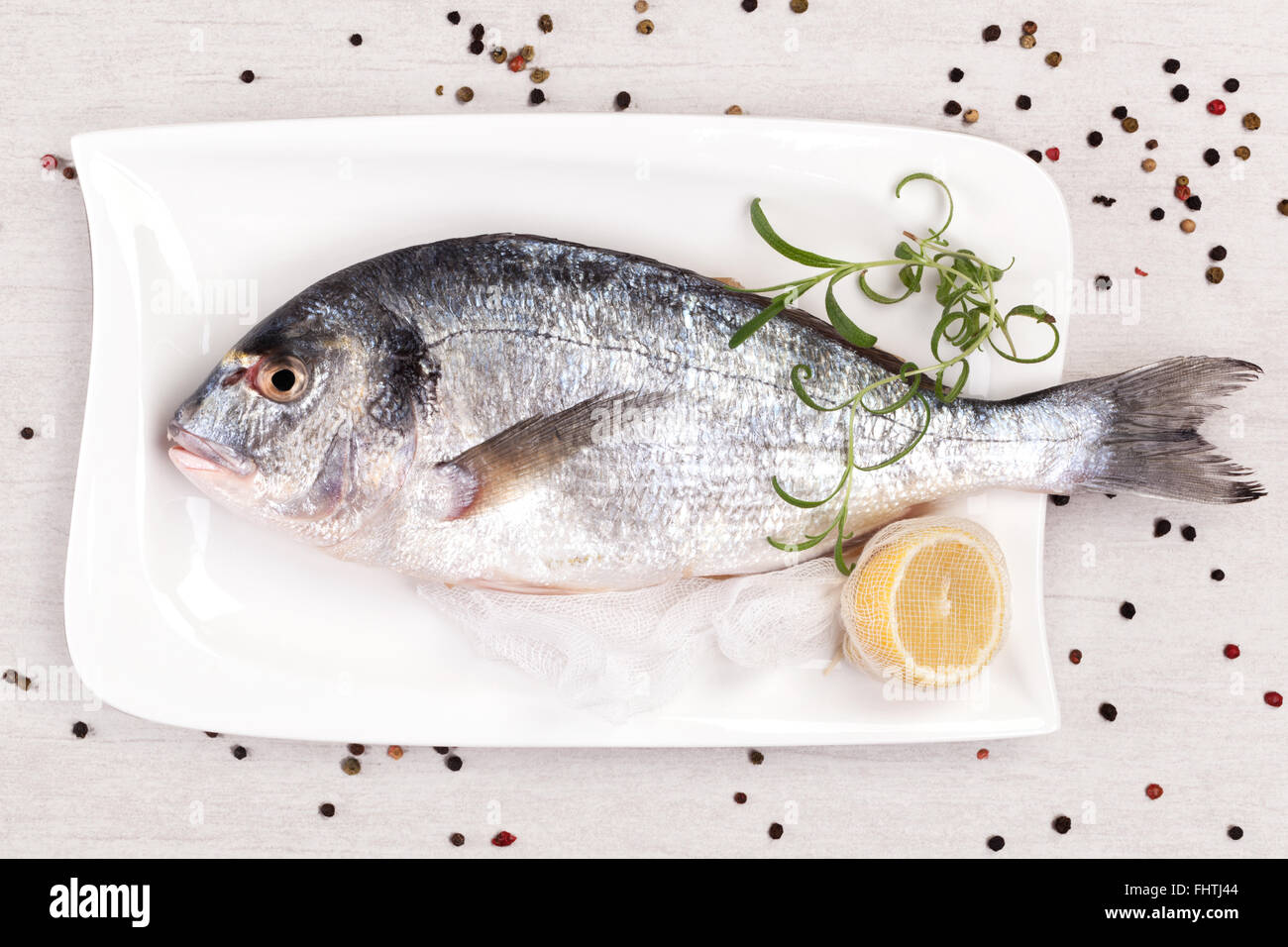 Sea bream, mediterranean style Stock Photo - Alamy