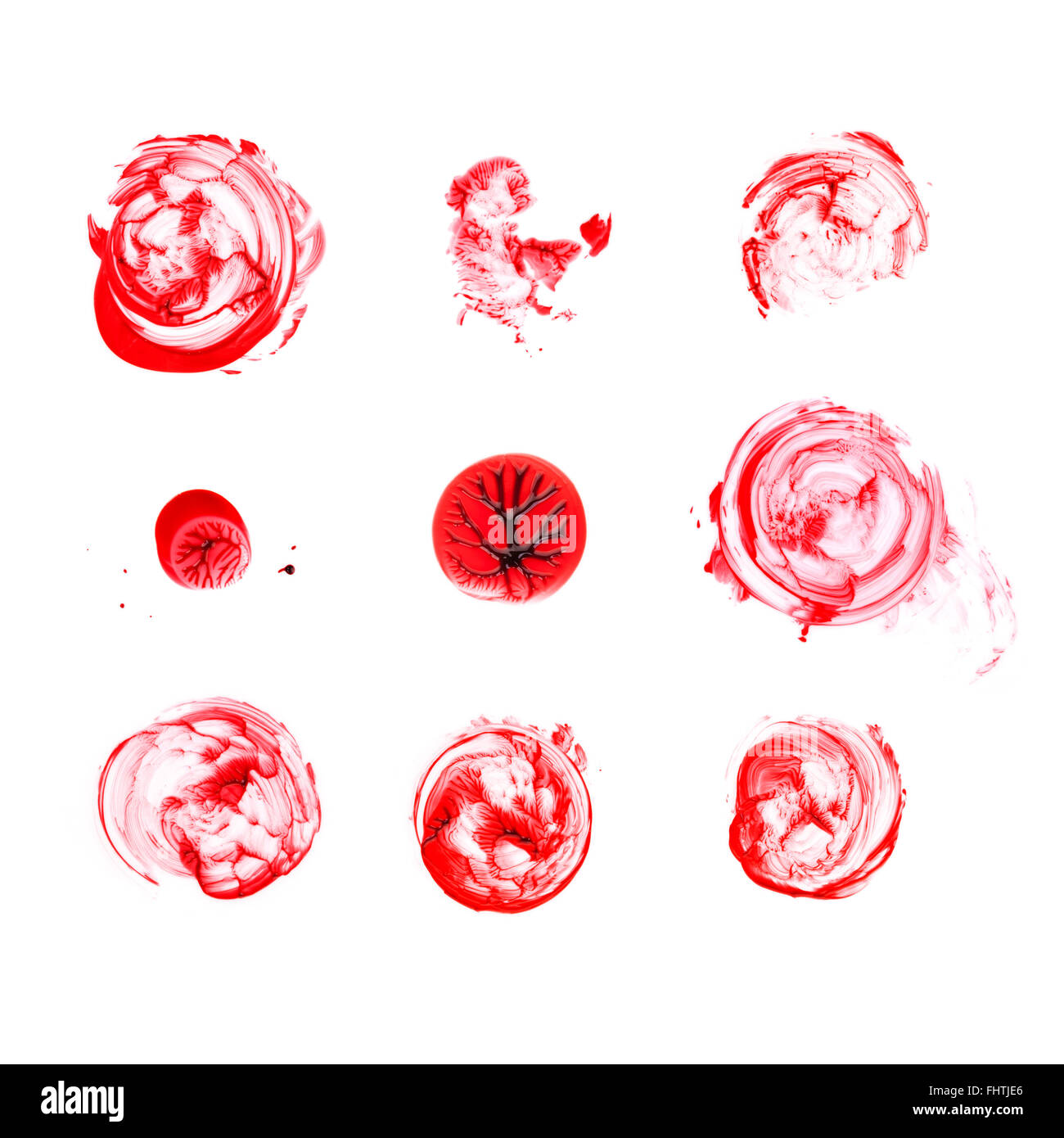 Blood splatter isolated Stock Photo - Alamy