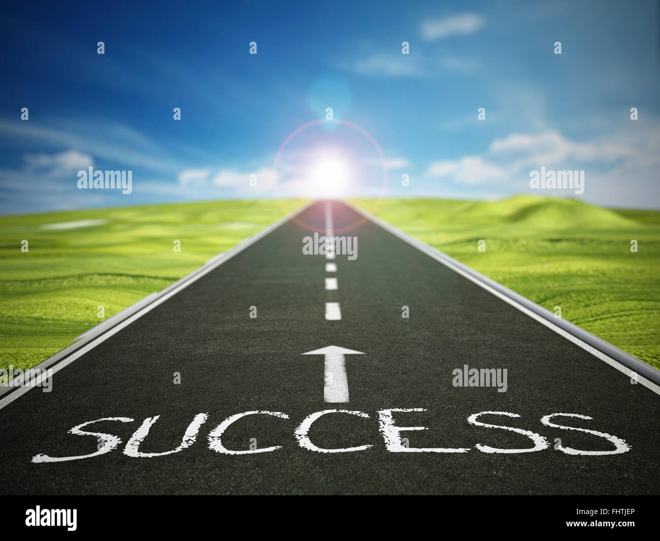 Road to success concept hi-res stock photography and images - Alamy