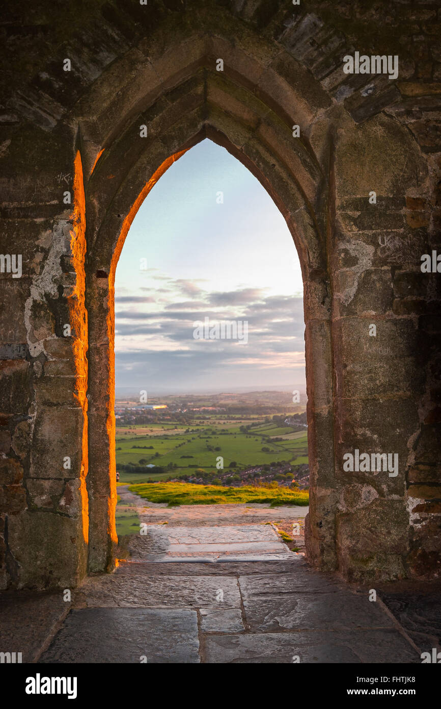 Glastonbury tor inside hi-res stock photography and images - Alamy