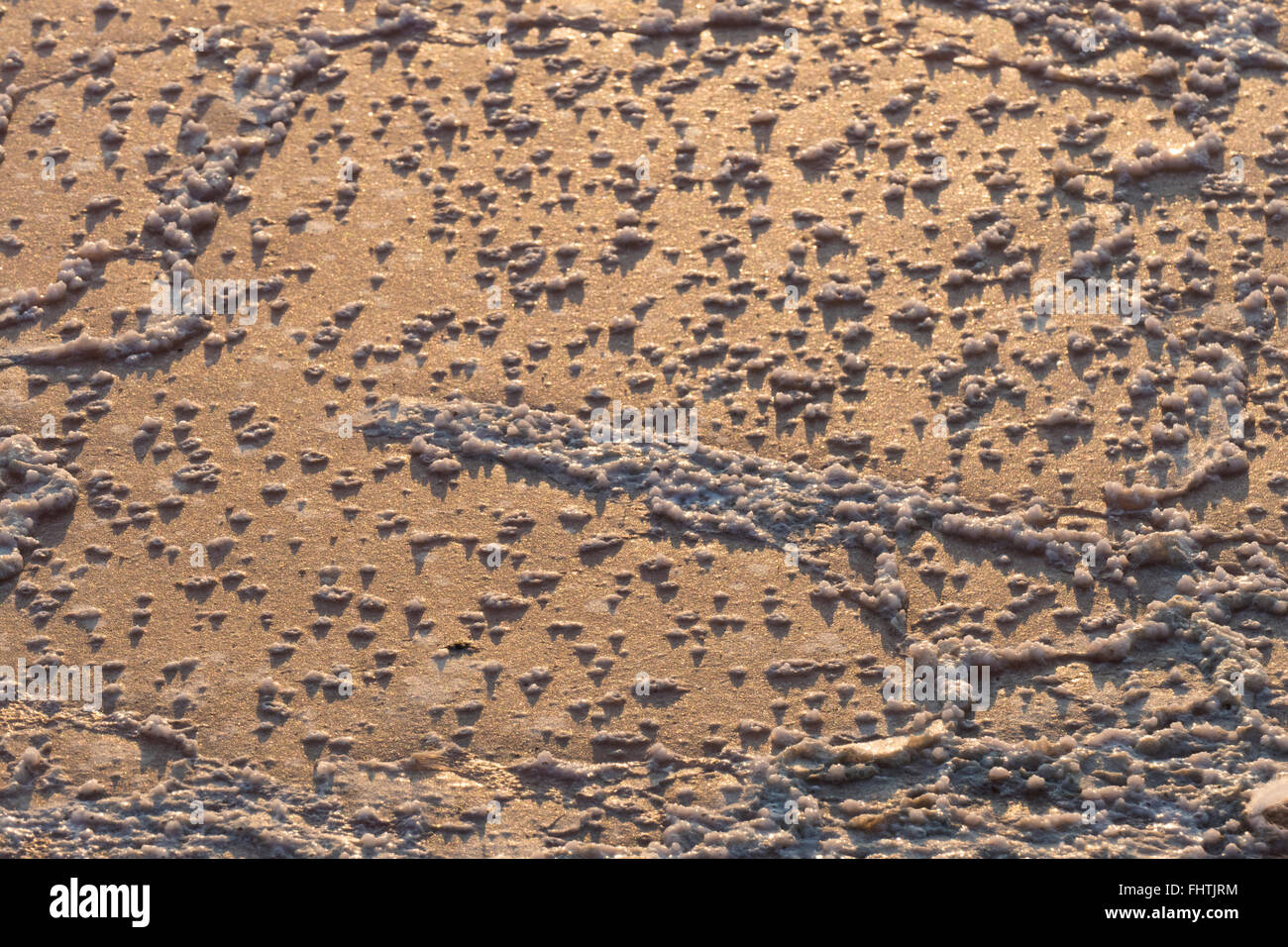 Beautiful texture created by the salt crystals form in the process of ...