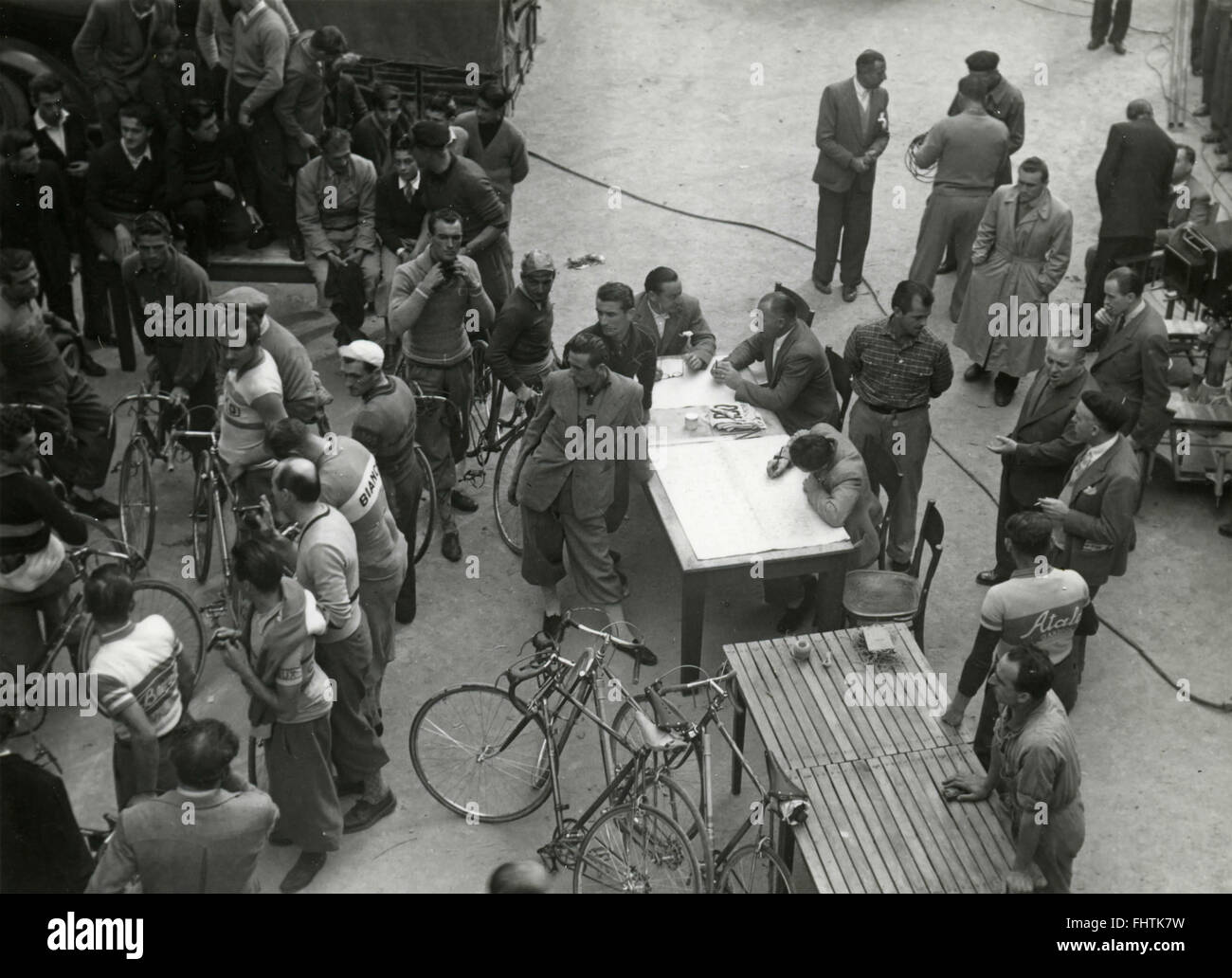 On the set of the film Under the Sun of Rome, Italy 1948 Stock Photo ...