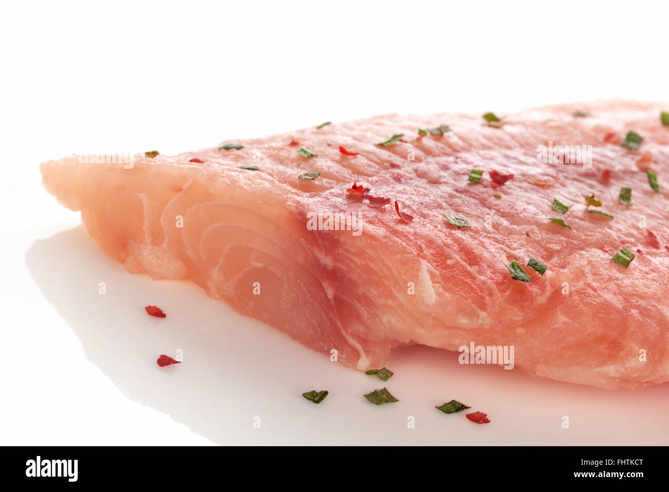 Fish fillet detail Stock Photo - Alamy