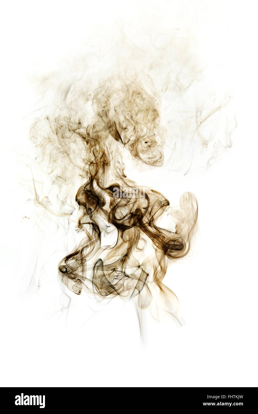 White smoke isolated on Cut Out Stock Images & Pictures - Alamy