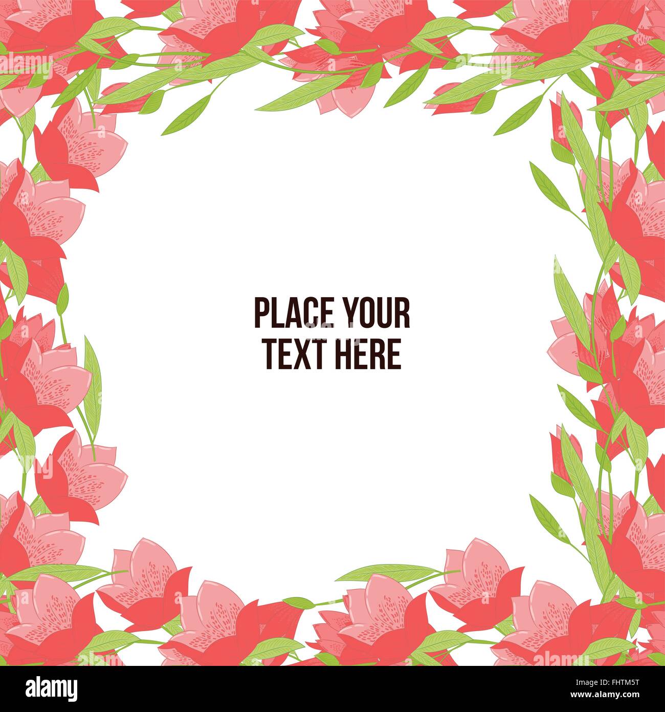 Flower tulip background Stock Vector Image & Art - Alamy