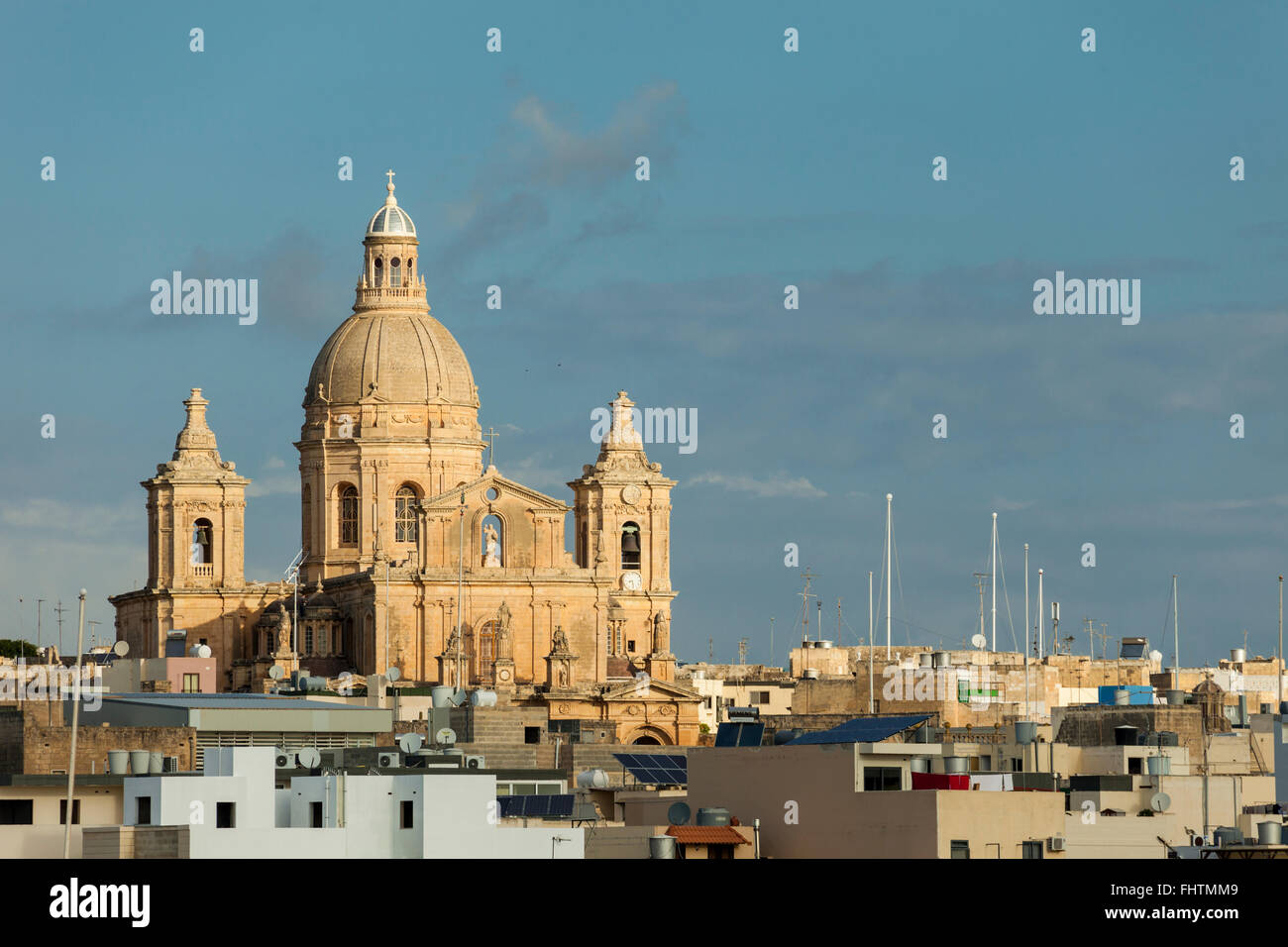 Sunny morning in Siggiewi, Malta Stock Photo - Alamy