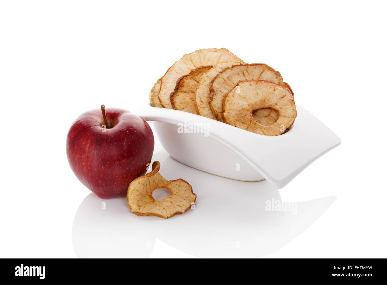 Dried apples natural fruit Cut Out Stock Images & Pictures - Alamy