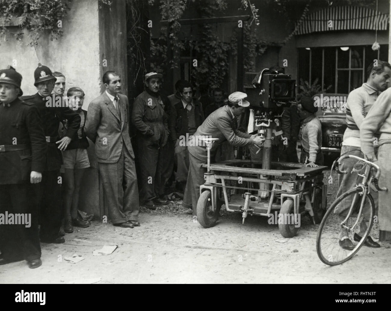 On the set of the film Under the Sun of Rome, Italy 1948 Stock Photo ...