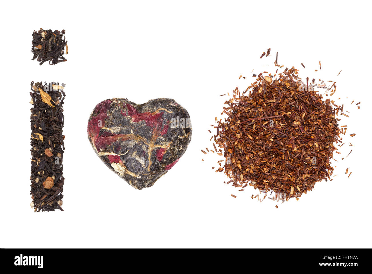 Tea variation. I love tea Stock Photo - Alamy