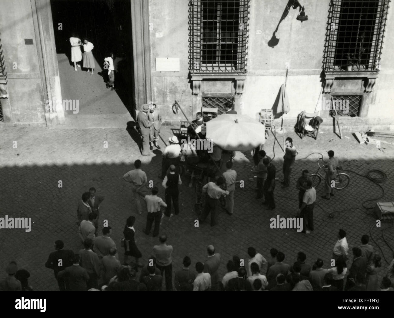 On the set of the film Under the Sun of Rome, Italy 1948 Stock Photo ...