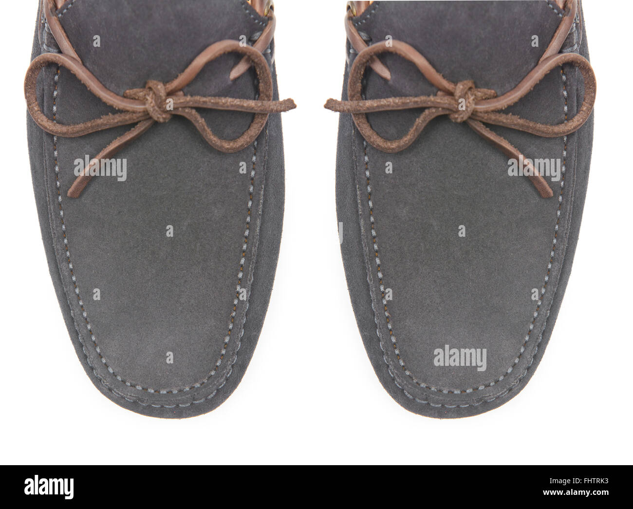 Tip of male shoes isolated on white Stock Photo - Alamy