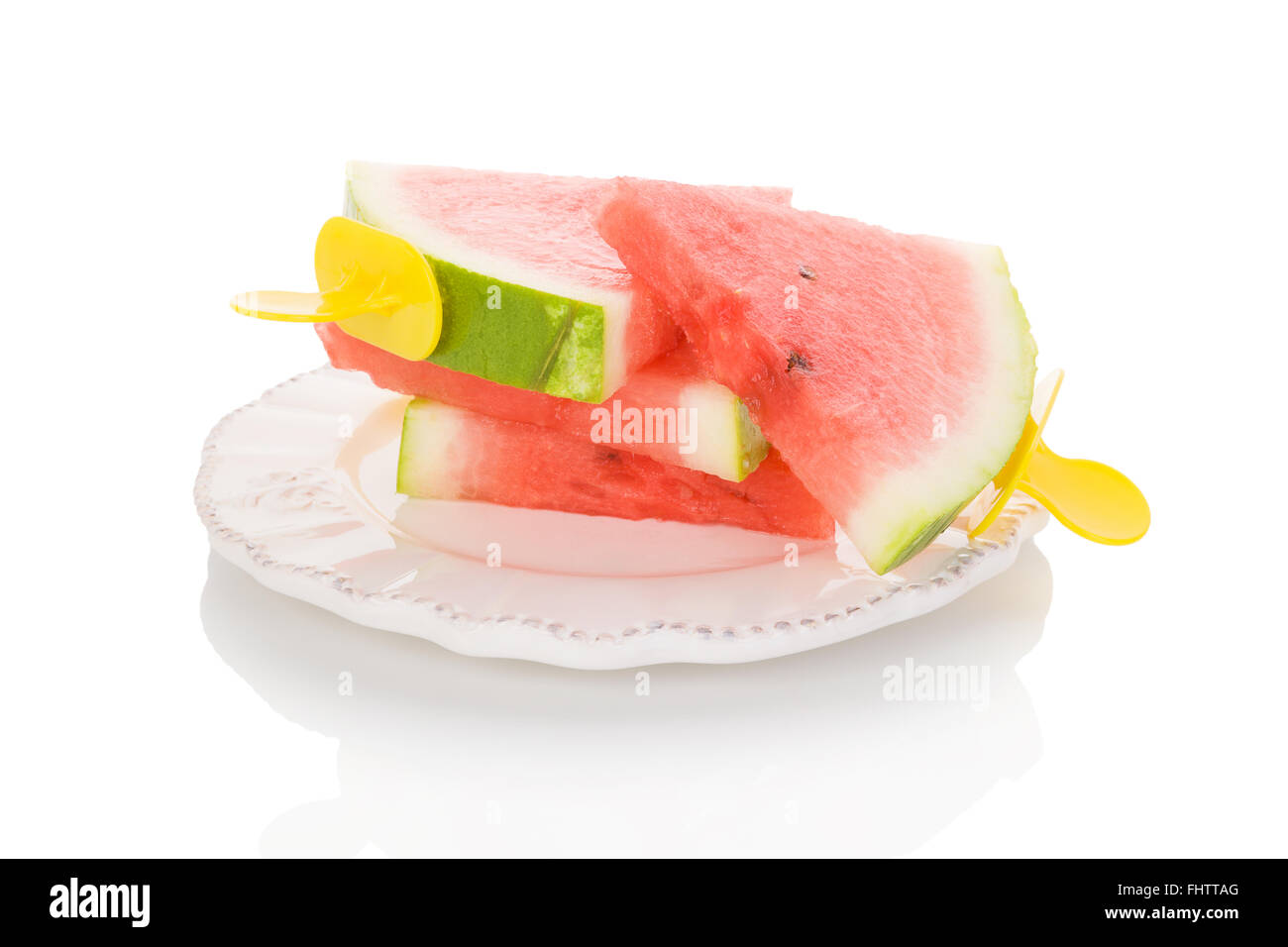 Watermelon lolly Cut Out Stock Images & Pictures - Alamy