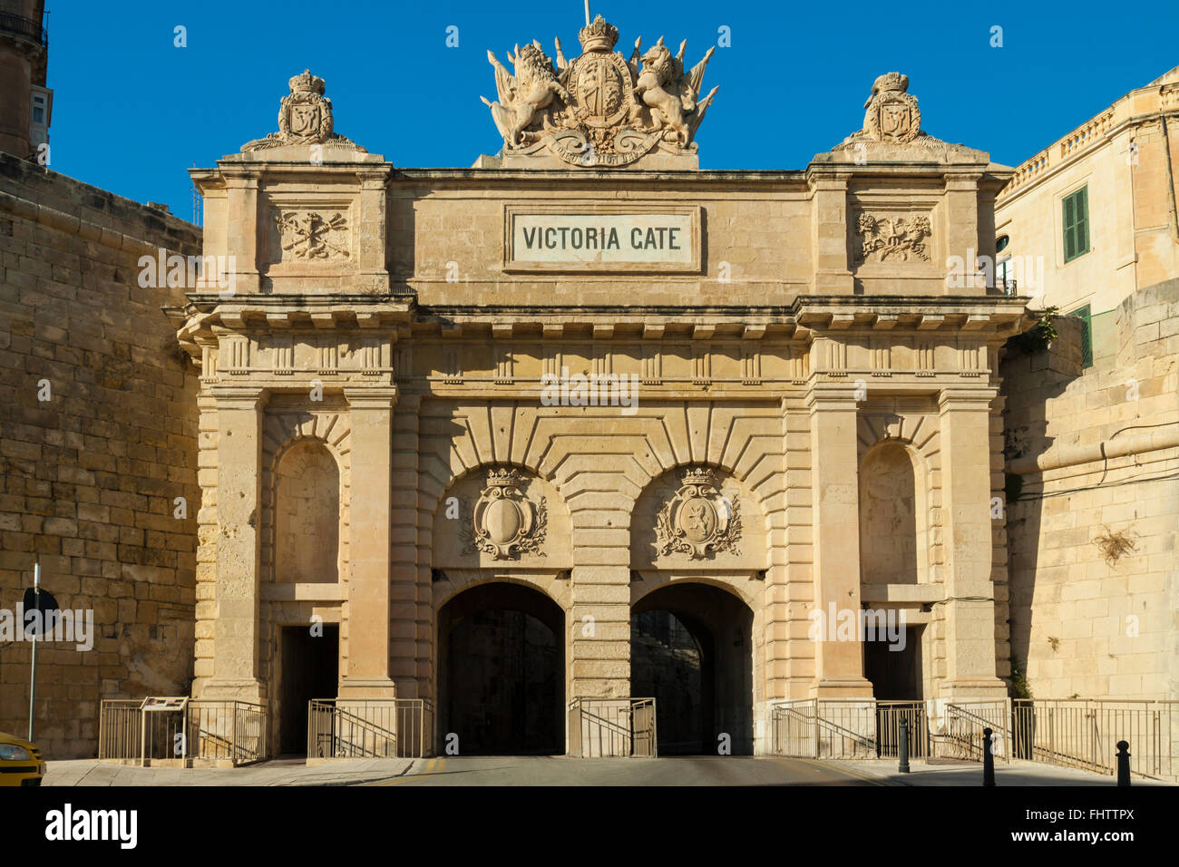 Victoria Gate in Valletta, Malta Stock Photo - Alamy