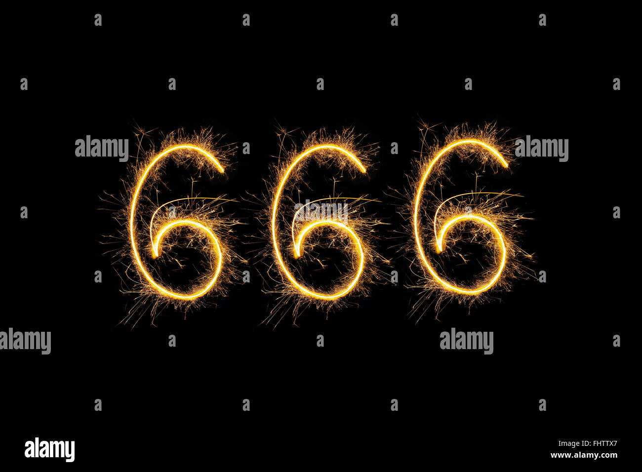 666 number hi-res stock photography and images - Alamy
