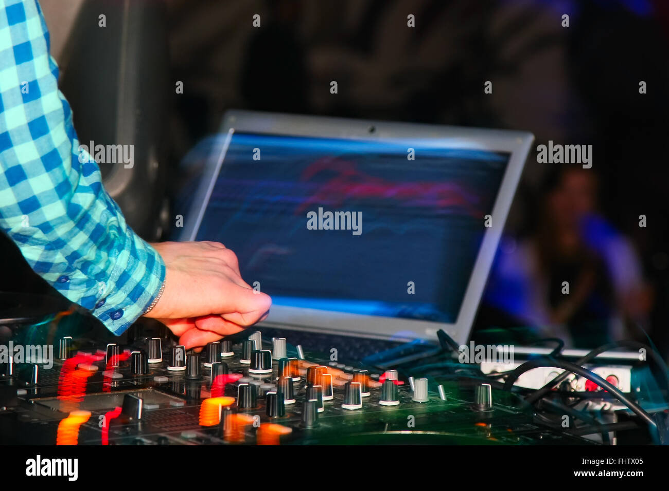 Light mixing console hi-res stock photography and images - Alamy