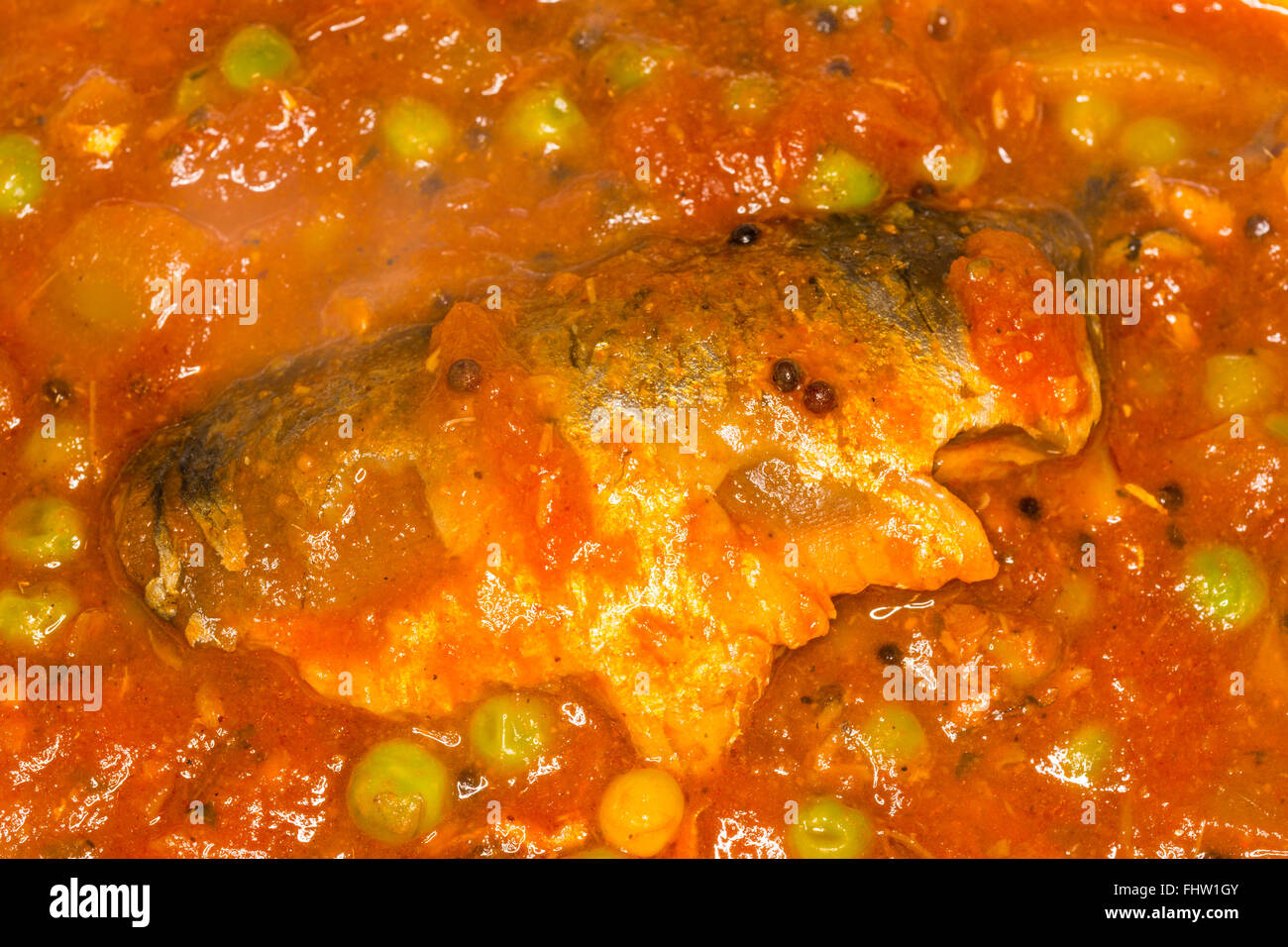 Indian Pilchard Fish Curry Stock Photo - Alamy