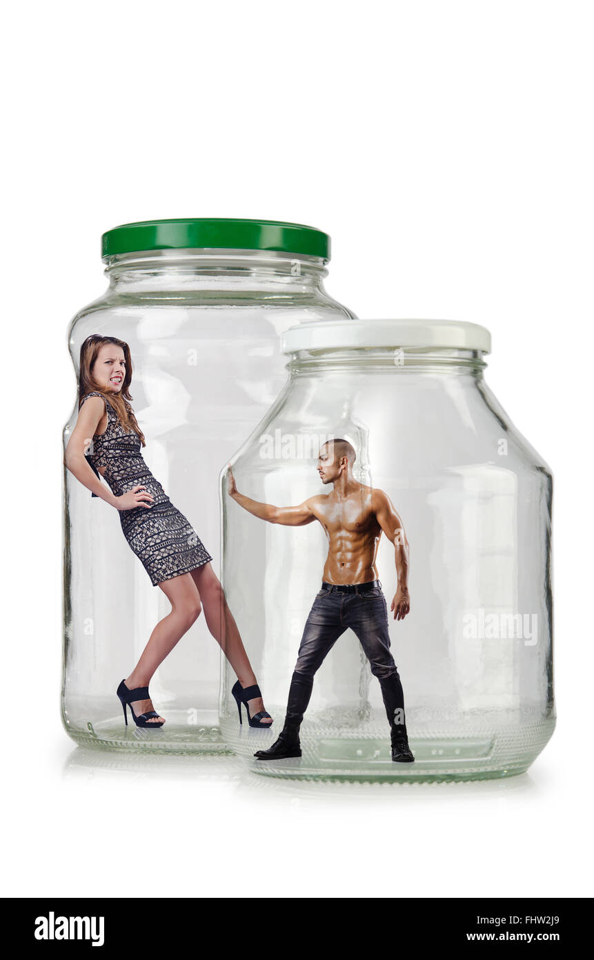 Girl Trapped In Glass High Resolution Stock Photography and Images - Alamy