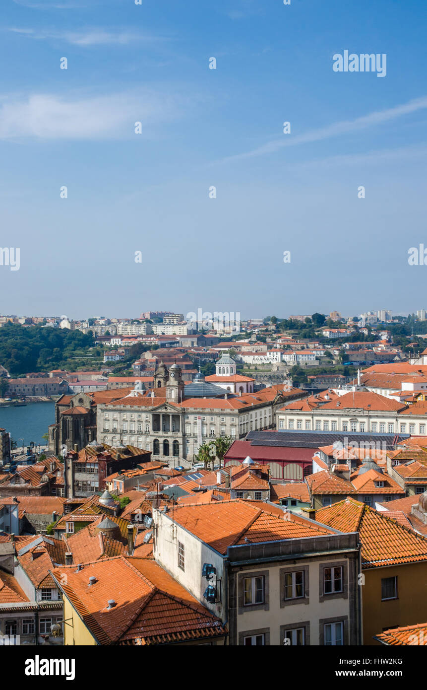 View of Porto city on summer day Stock Photo - Alamy