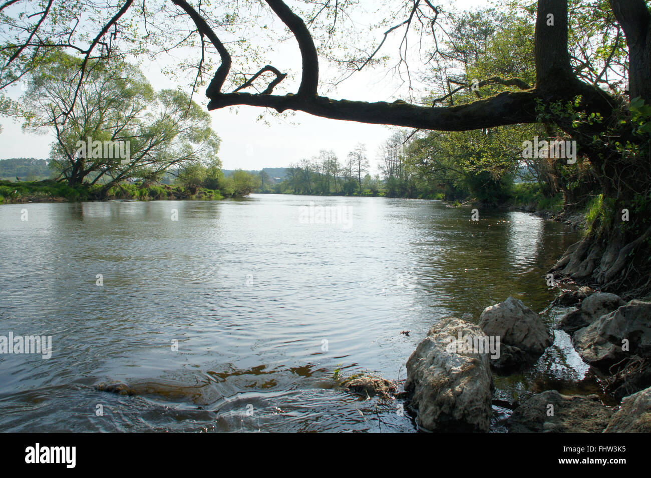 The river Naab Stock Photo - Alamy