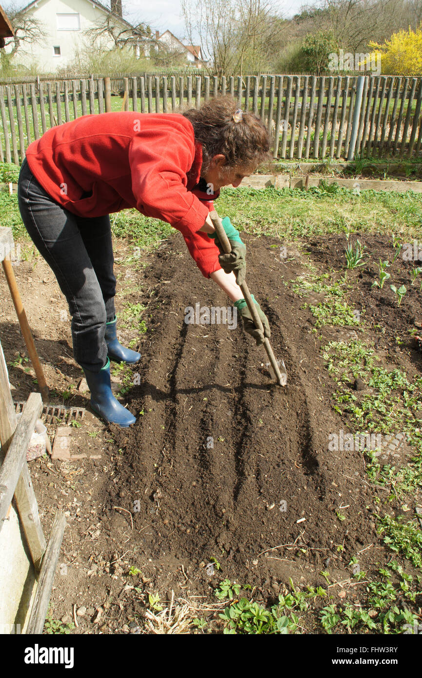 Field grooves hi-res stock photography and images - Alamy