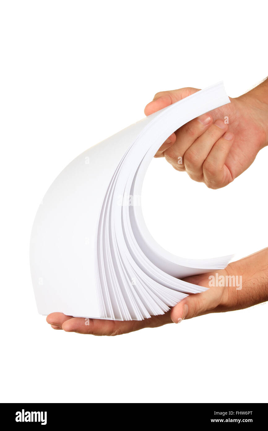 Ream of white paper hi-res stock photography and images - Alamy