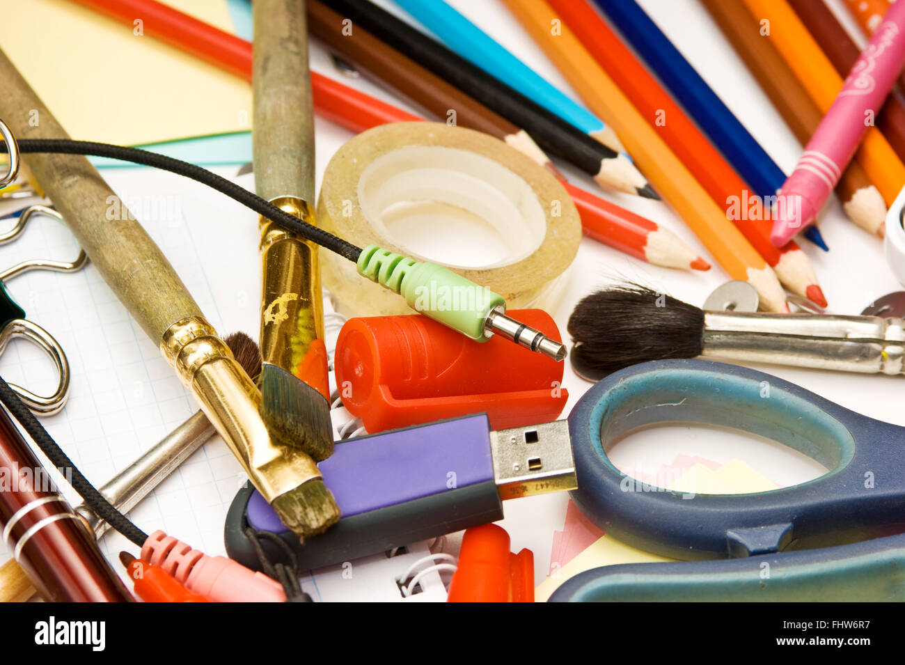 Office supplies hi-res stock photography and images - Alamy