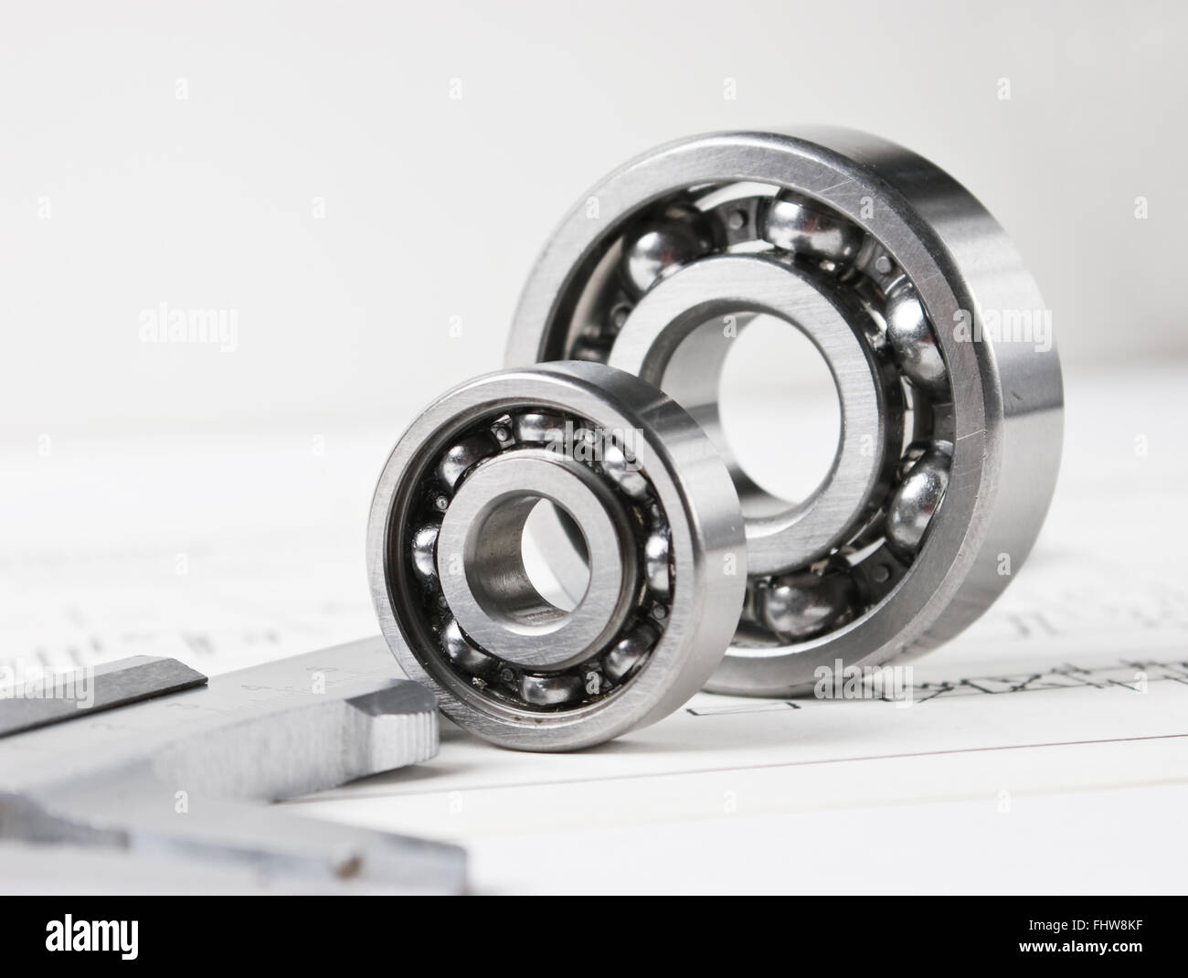 mechanical scheme and bearing Stock Photo - Alamy