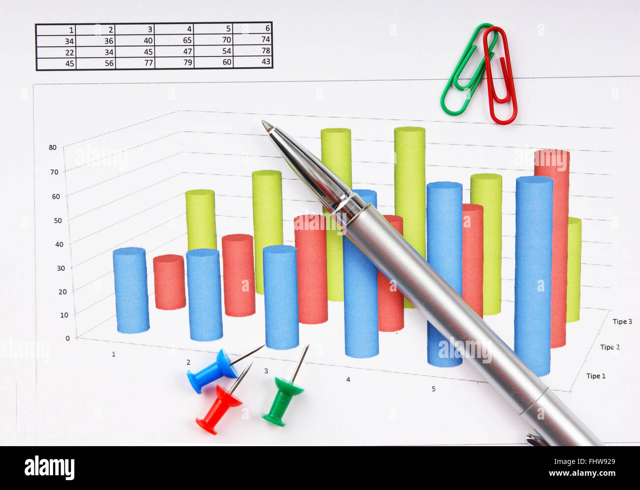 pen and diagram Stock Photo - Alamy