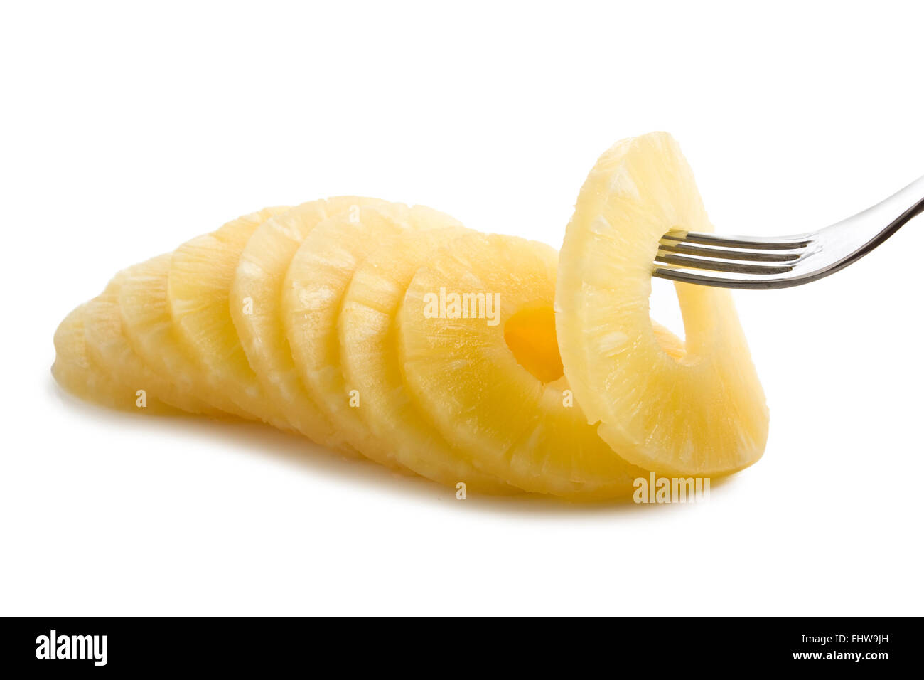 slice of pineapple Stock Photo - Alamy