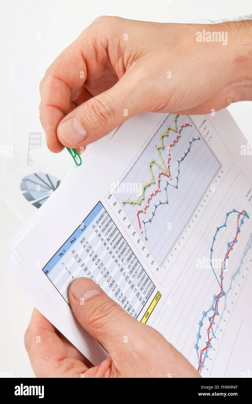 working paper in hand Stock Photo - Alamy
