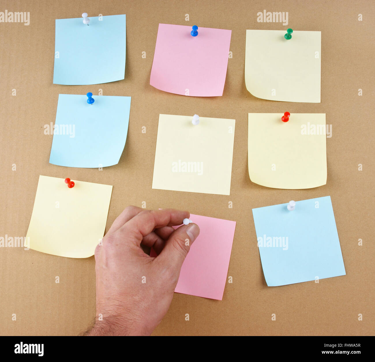 Posting notes hi-res stock photography and images - Alamy