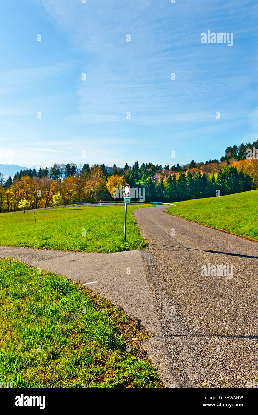 Intersection of path hi-res stock photography and images - Alamy