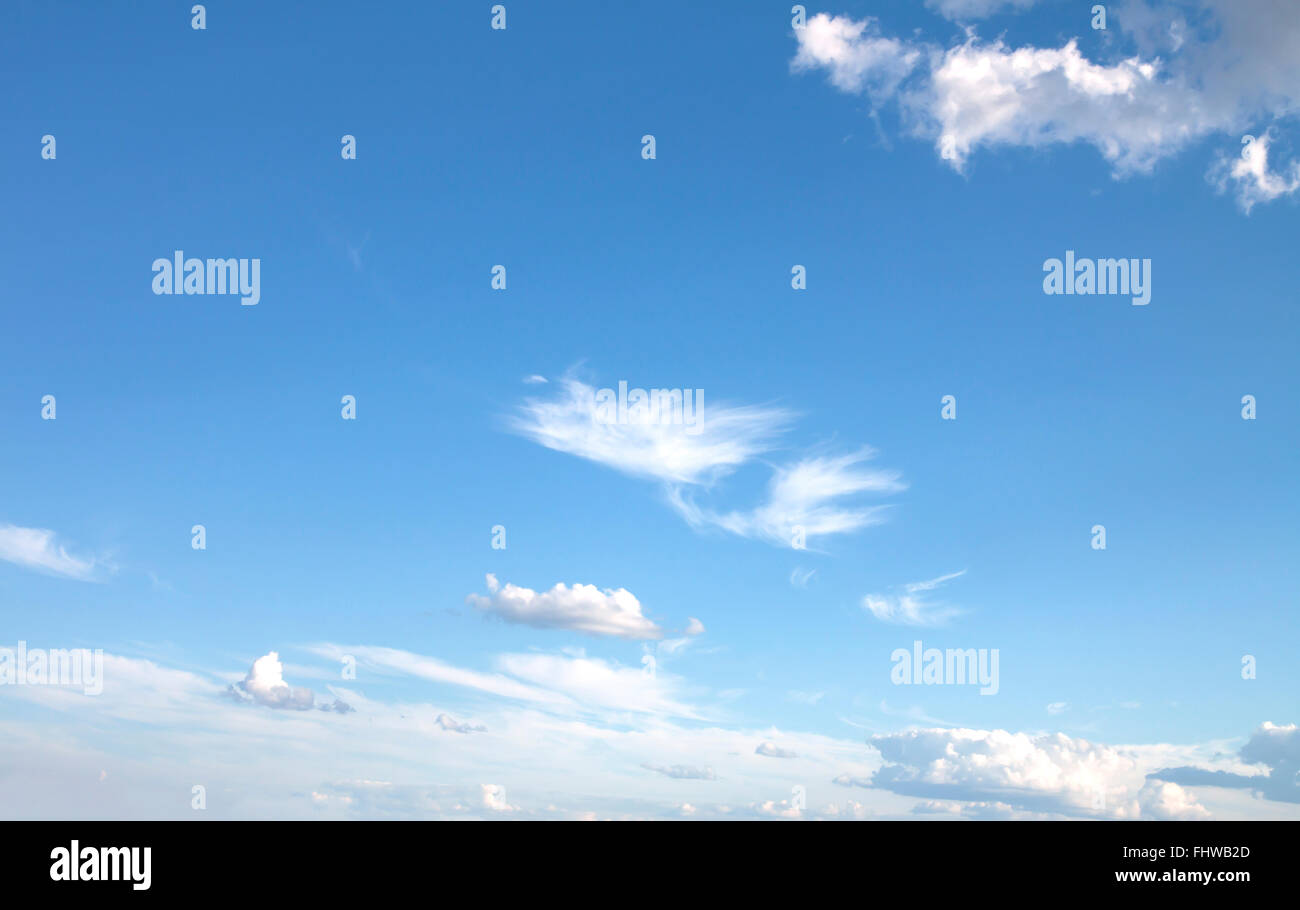The vast blue sky and clouds sky Stock Photo - Alamy