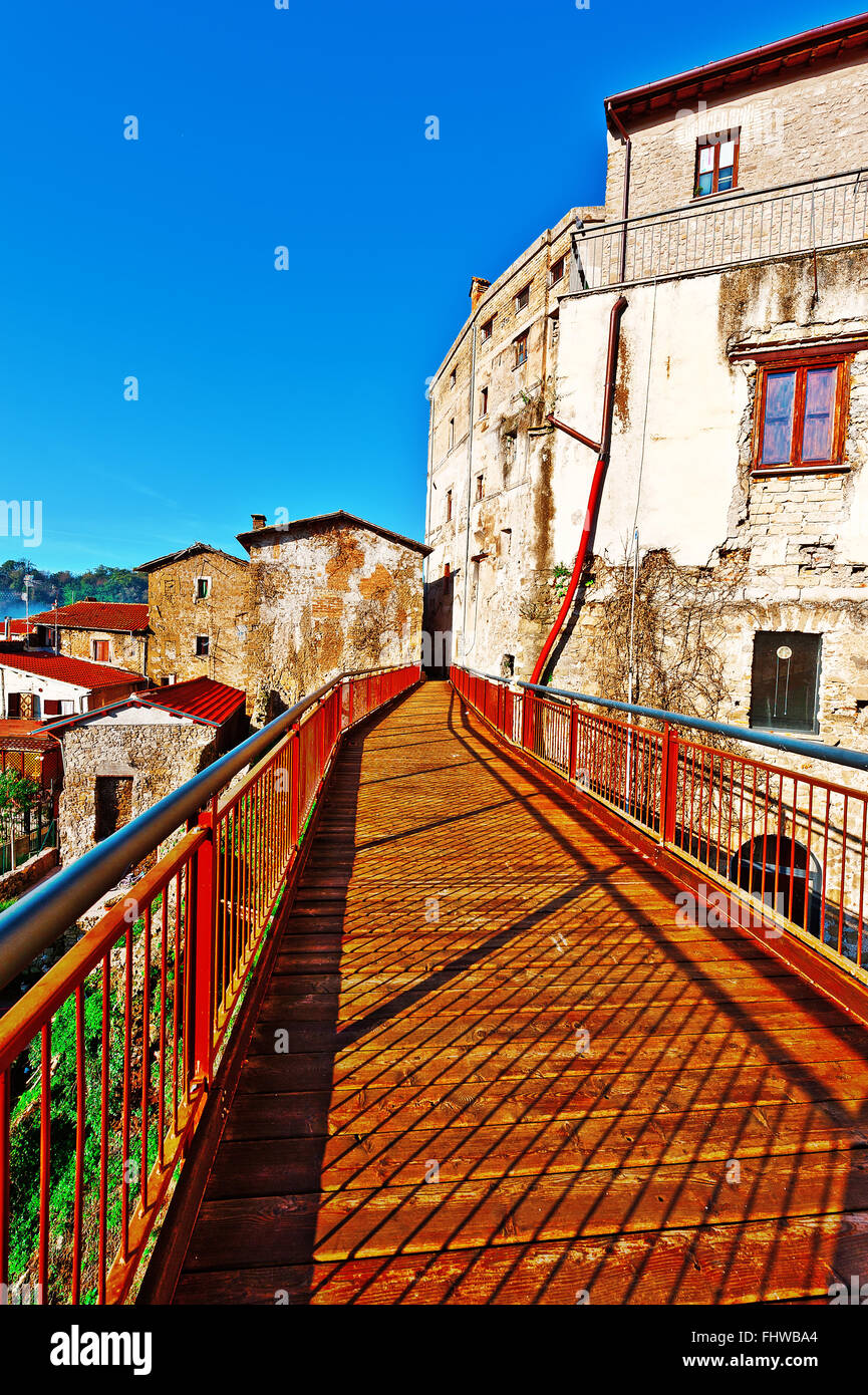 Broken concrete pedestrian bridge hi-res stock photography and images ...