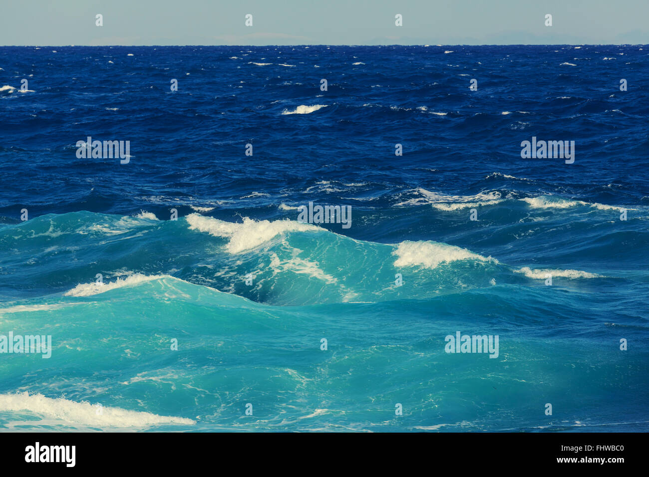 Waves in Cyprus Stock Photo - Alamy